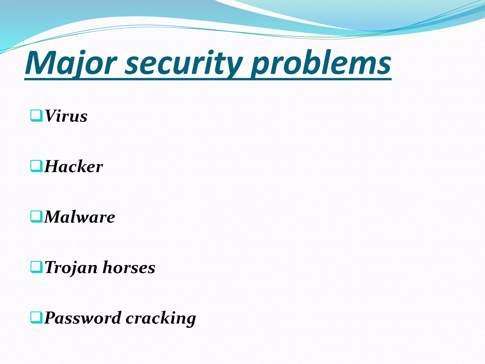 cyber security,need,security problem and types of cyber security | PPT