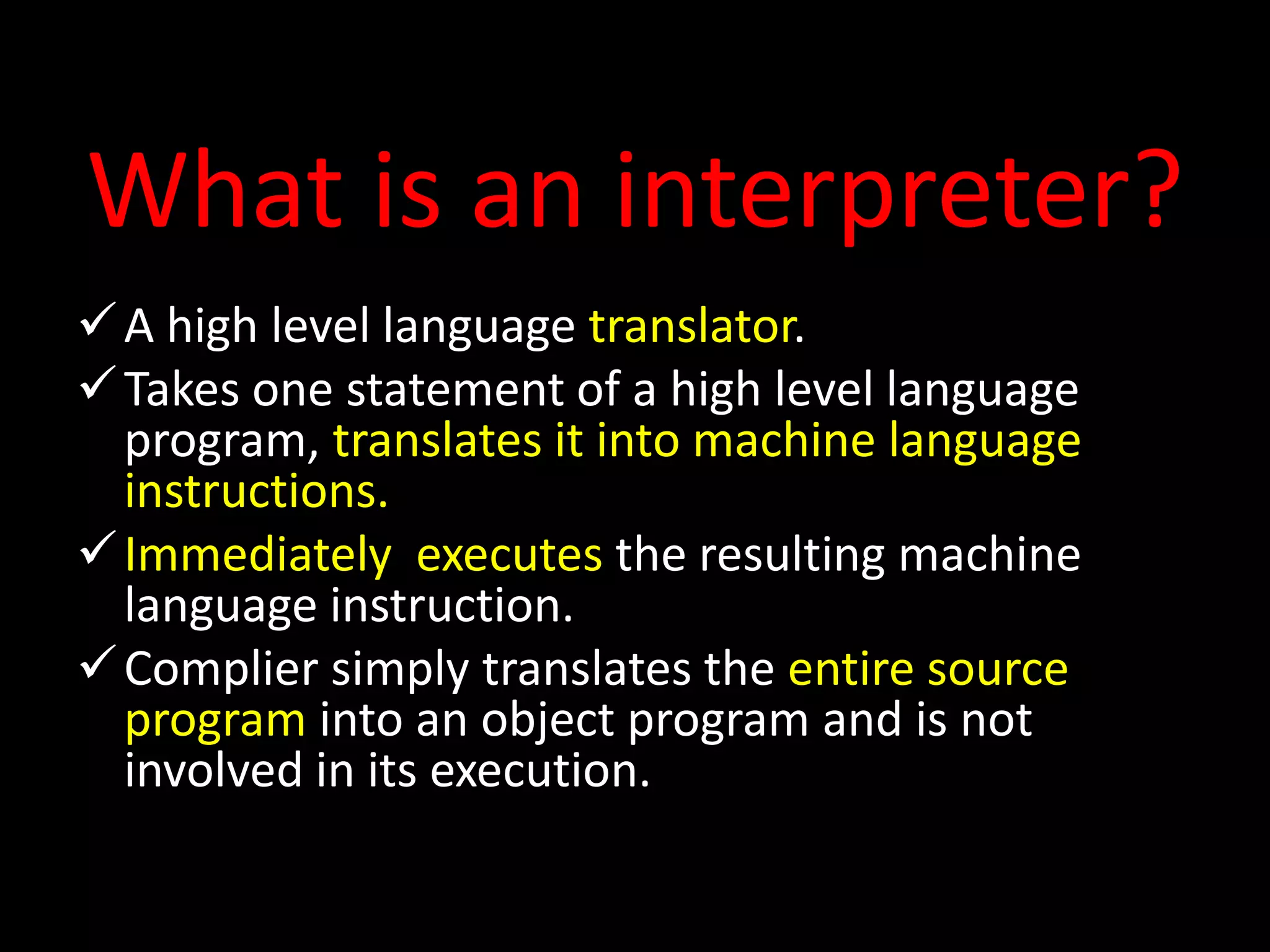 High Level Language (HLL) | PPTX