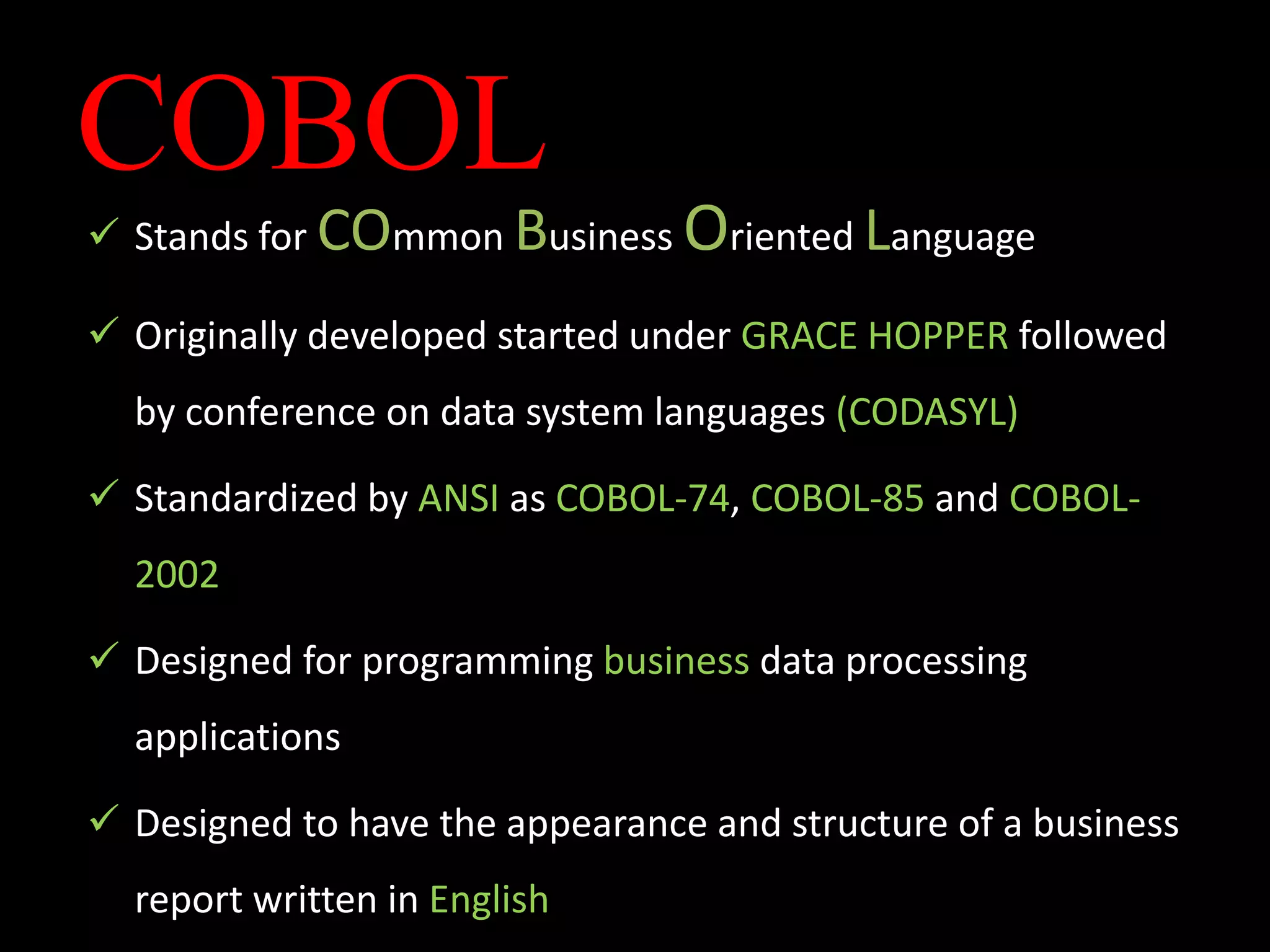 High Level Language (HLL) | PPTX