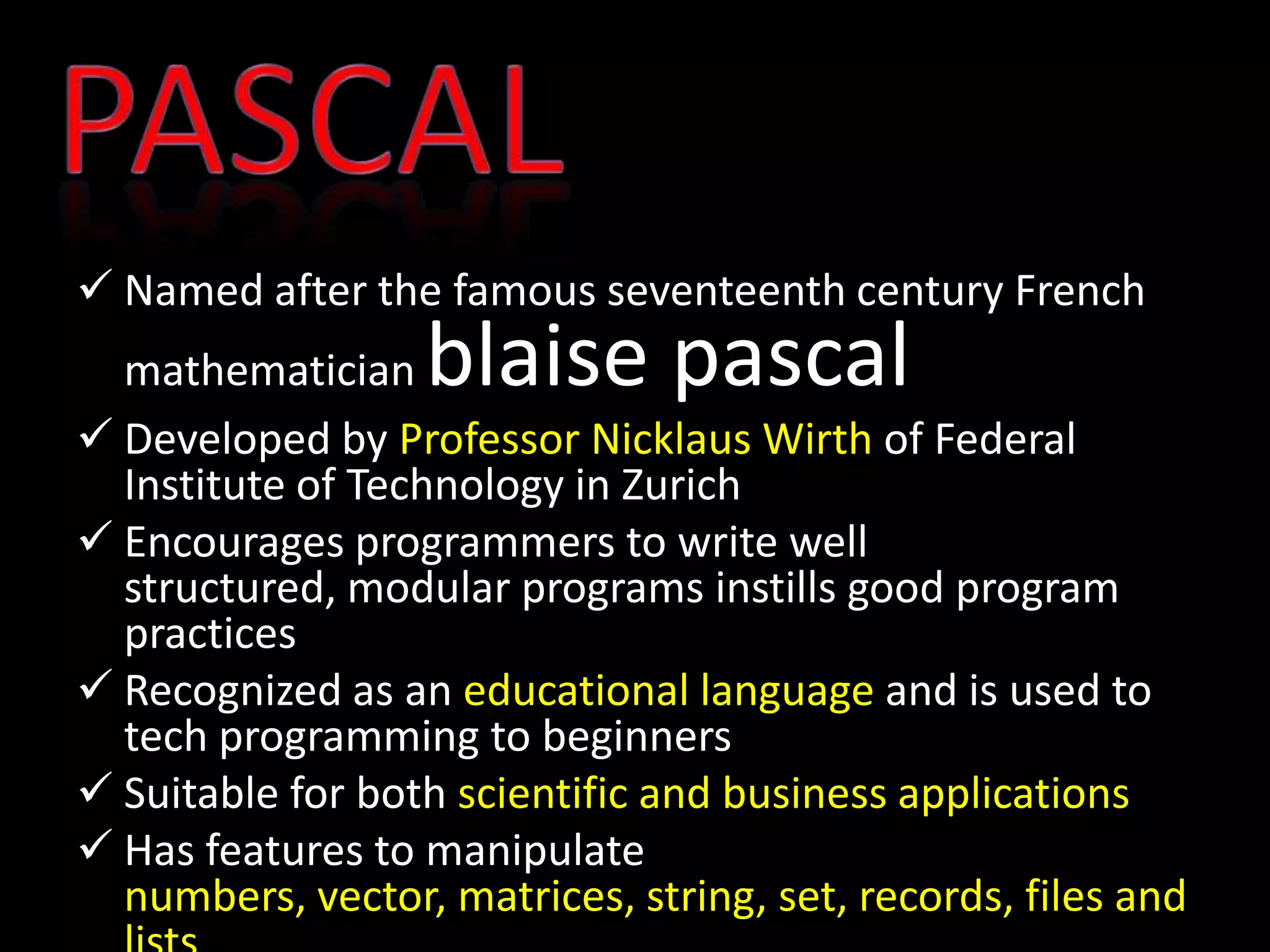 High Level Language (HLL) | PPTX