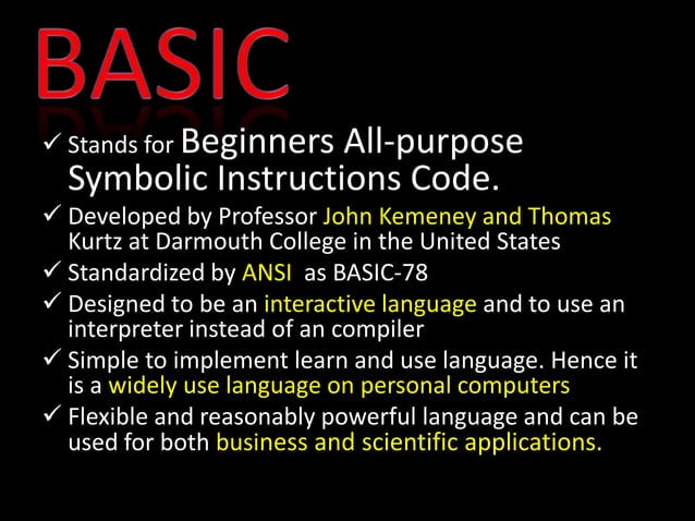 High Level Language (HLL) | PPTX | Programming Languages | Computing