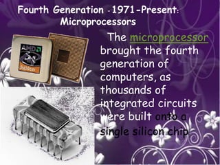 history and uses of computer in different areas | PPT