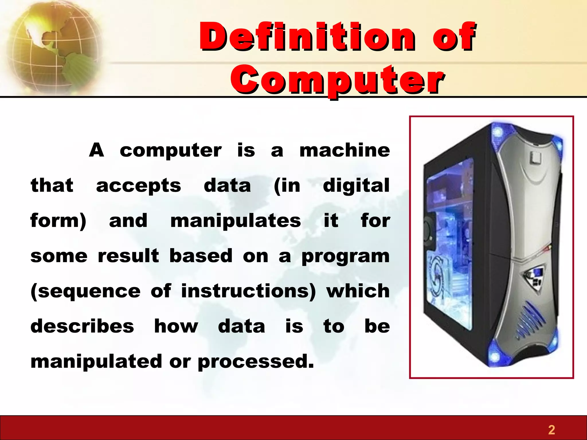 Computer presentation | PPT