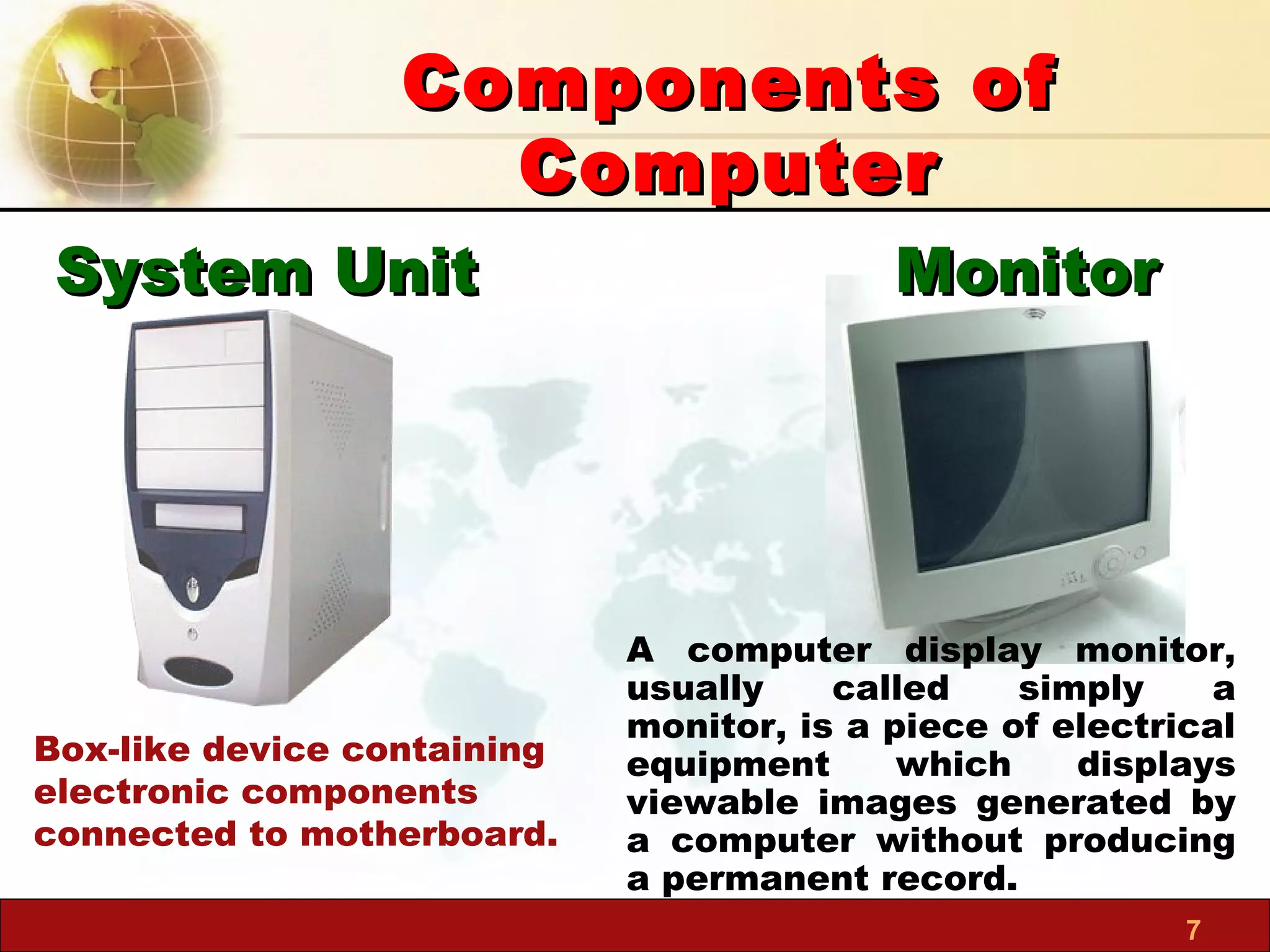 Computer presentation | PPT
