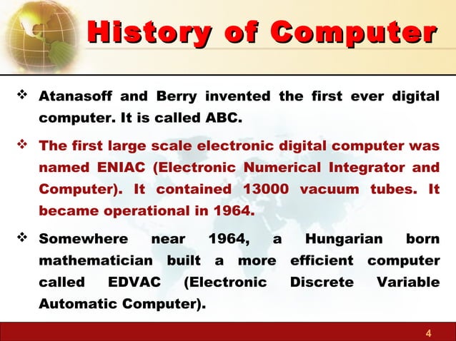 Computer presentation | PPT