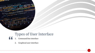 Operating Systems and It's Types | PPT