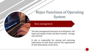 Operating Systems and It's Types | PPT