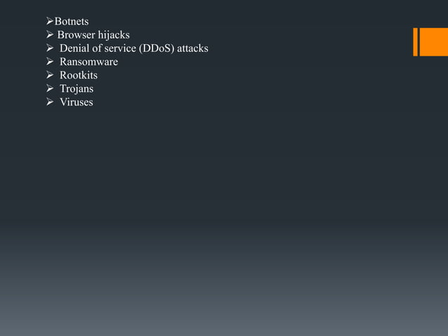 Internet fraud and Common modes of security threats .pptx | Internet ...