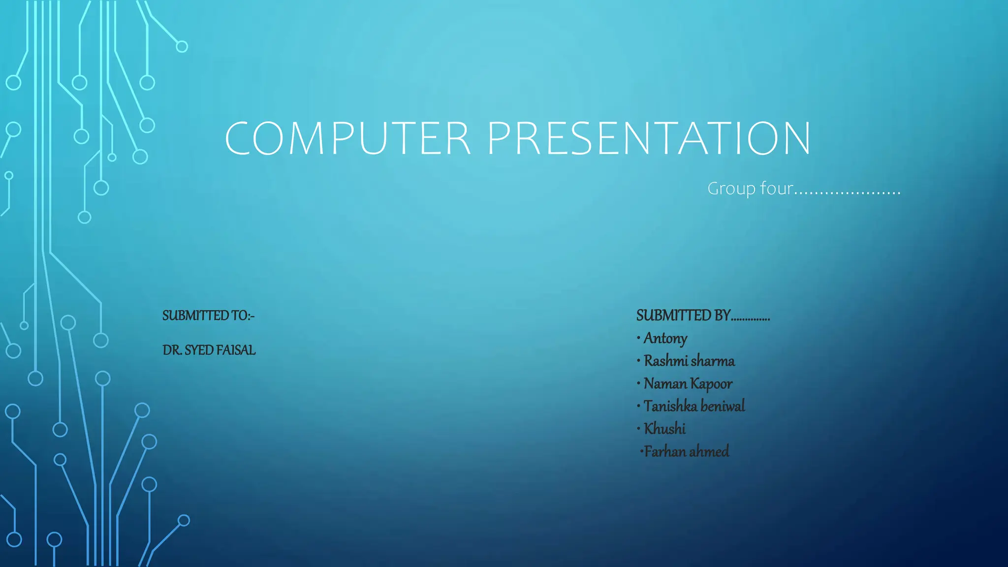 Computer Presentation Pptx