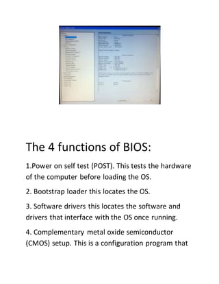Presentation about Bios | DOCX