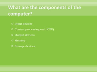 Computer Presentation By Mayank | PPT