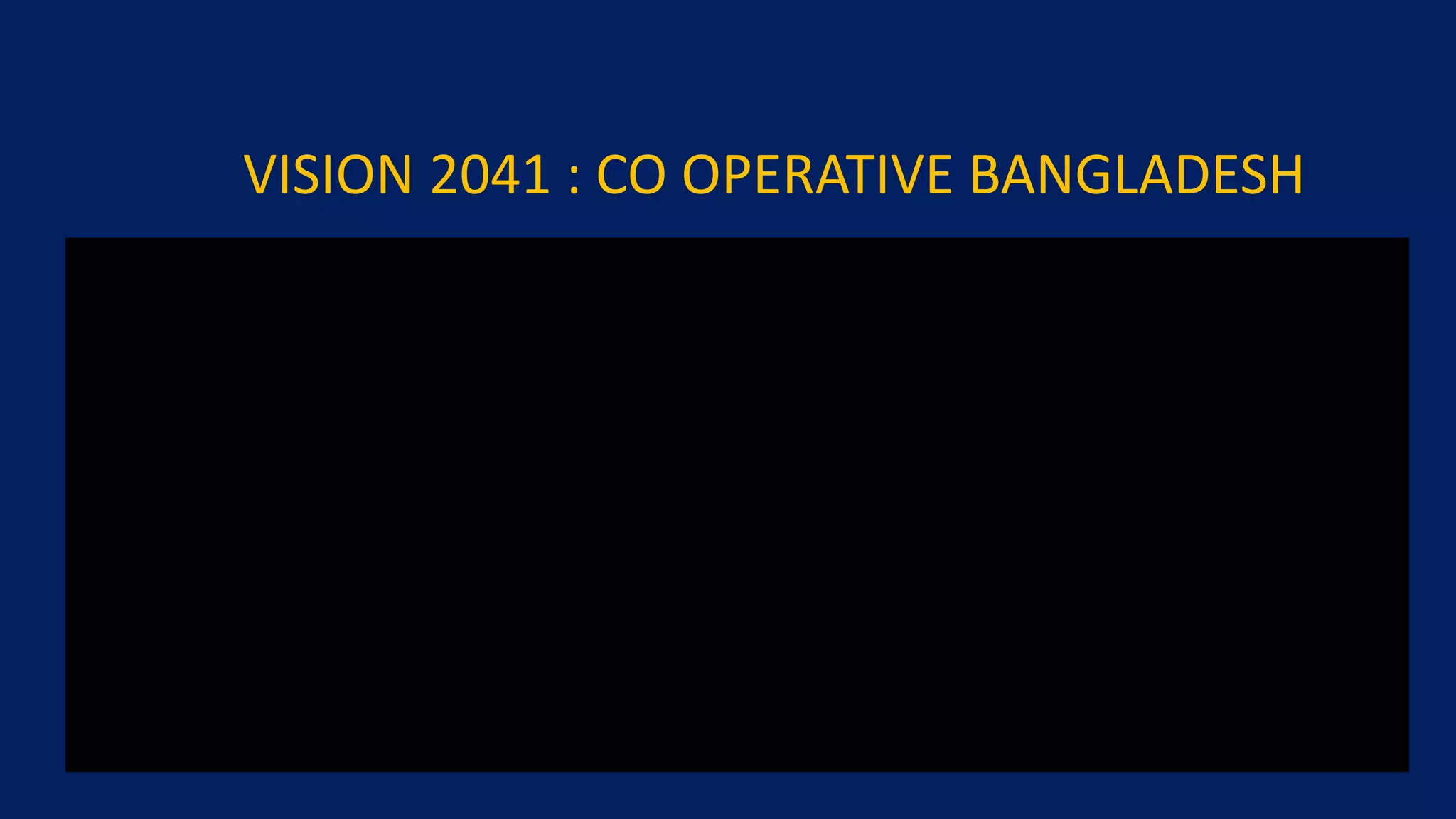 Vision 2041: cooperative Bangladesh | PPT
