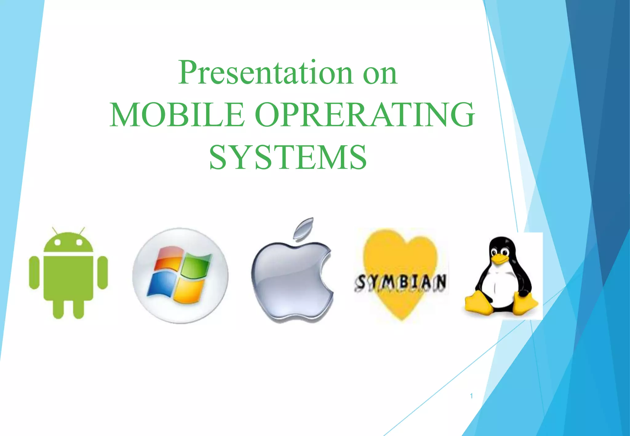 Mobile OS Computer presentation | PPTX | Operating Systems | Computer Software and Applications