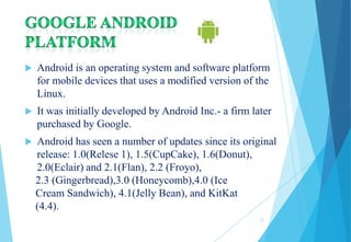 Mobile OS Computer presentation | PPTX | Operating Systems | Computer Software and Applications