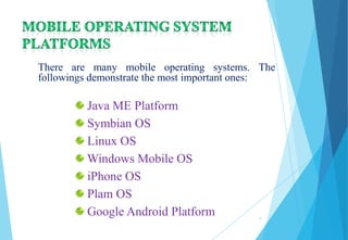 Mobile OS Computer presentation | PPTX | Operating Systems | Computer ...