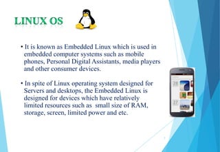 Mobile OS Computer presentation | PPTX | Operating Systems | Computer Software and Applications