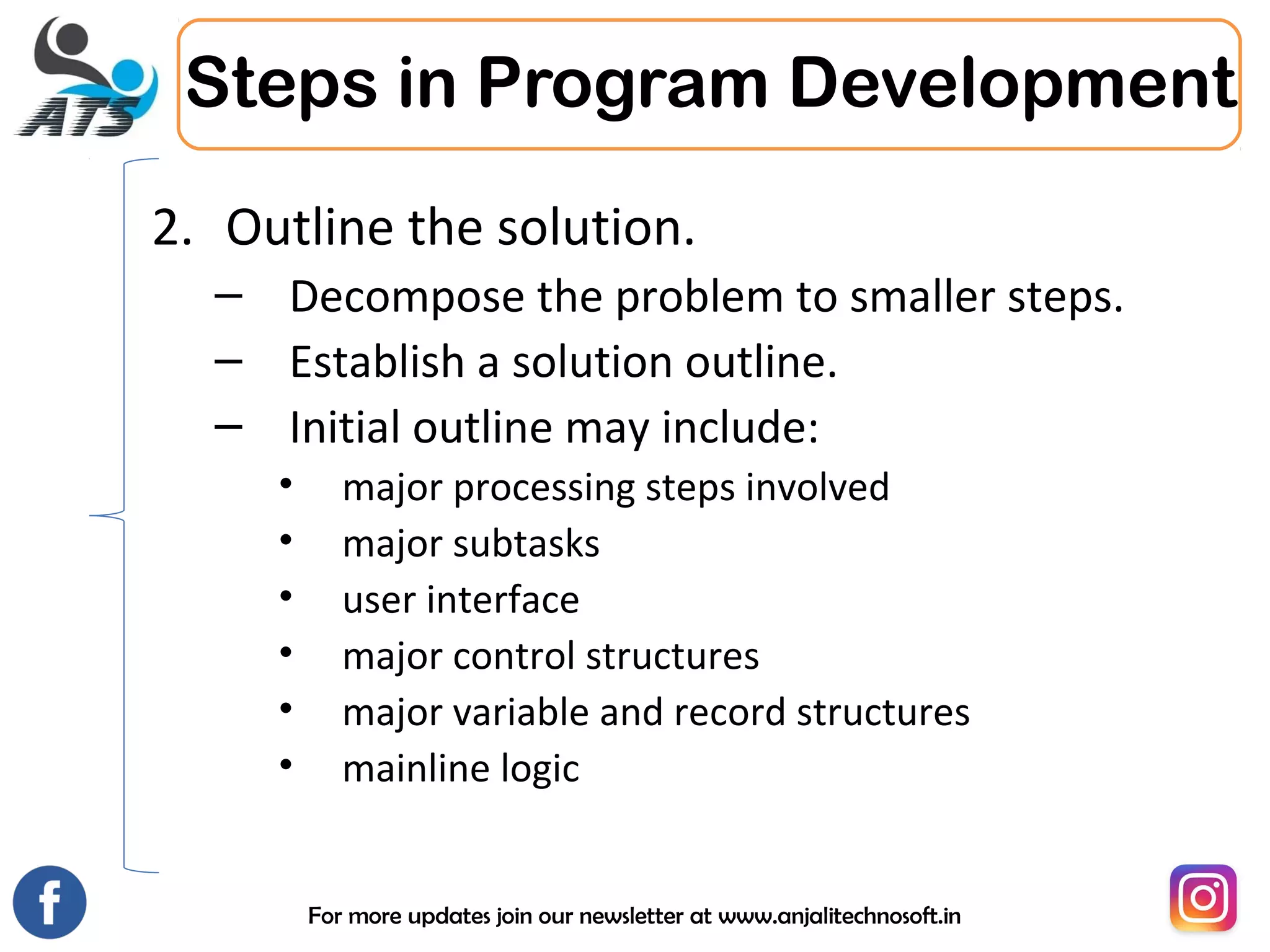 Computer Program- Introduction, characteristics and stages | PPT