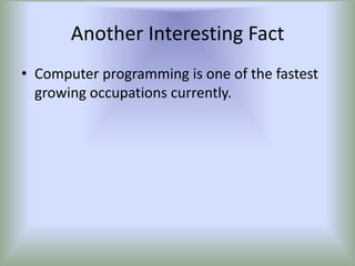 Computer Programmer | PPT