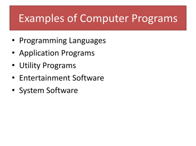 Computer programming | PPTX