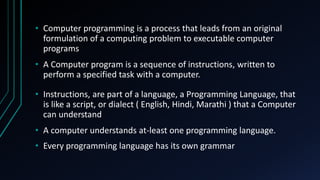 Computer programming | PPT