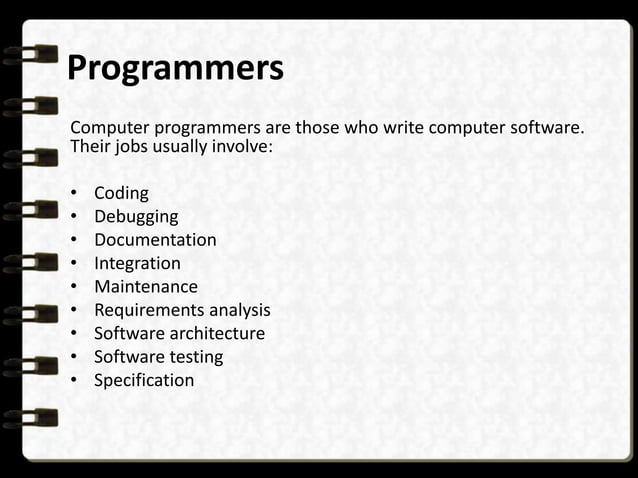 Computer programming | PPTX | Programming Languages | Computing