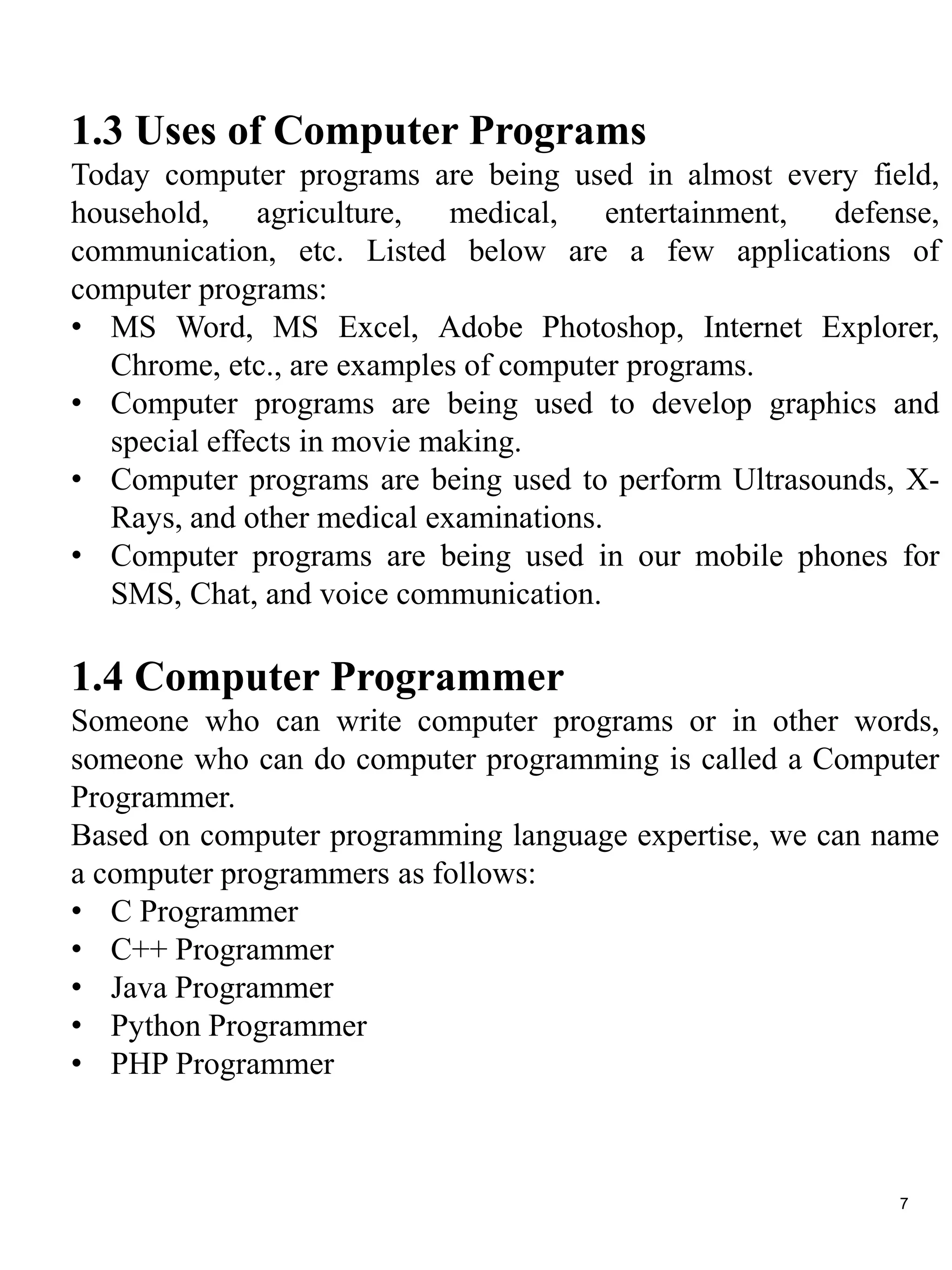 Computer programming | PDF