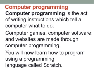 COMPUTER PROGRAMMING presentation jss sc | PPT