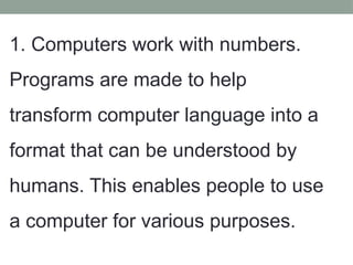 COMPUTER PROGRAMMING presentation jss sc | PPT