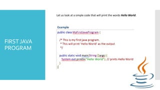 Computer programming 2 chapter 1 | PPTX