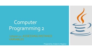 Computer programming 2 -lesson 4 | PPT