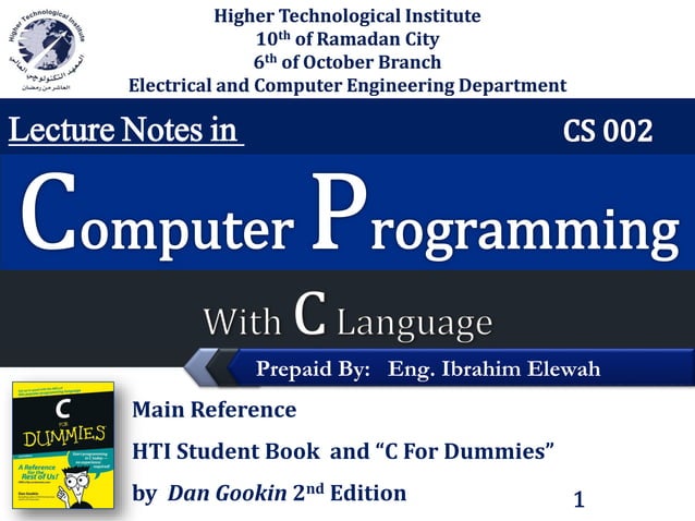 Computer Programming All Chapters Ppt