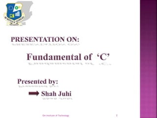 Computer programming and utilization 2110003 | PPT