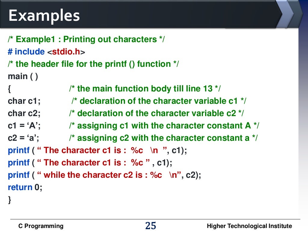 Computer programming chapter ( 3 )