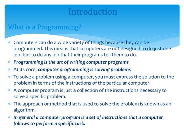 Computer_Programming_Fundamentals in cpp | PPT