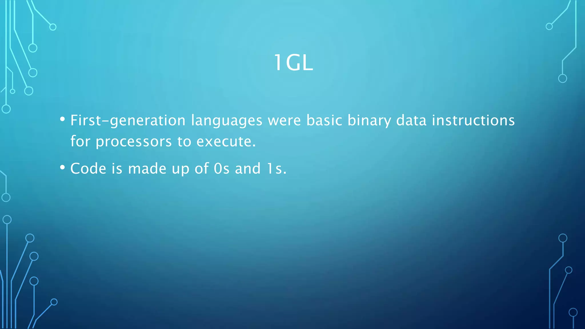 Computer Programming Language Generations Pptx Programming