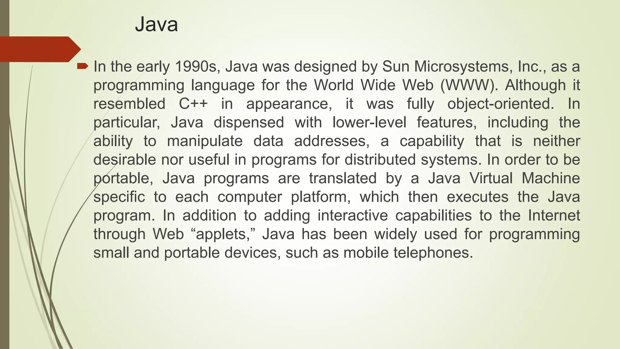 Computer programming languages | PPTX
