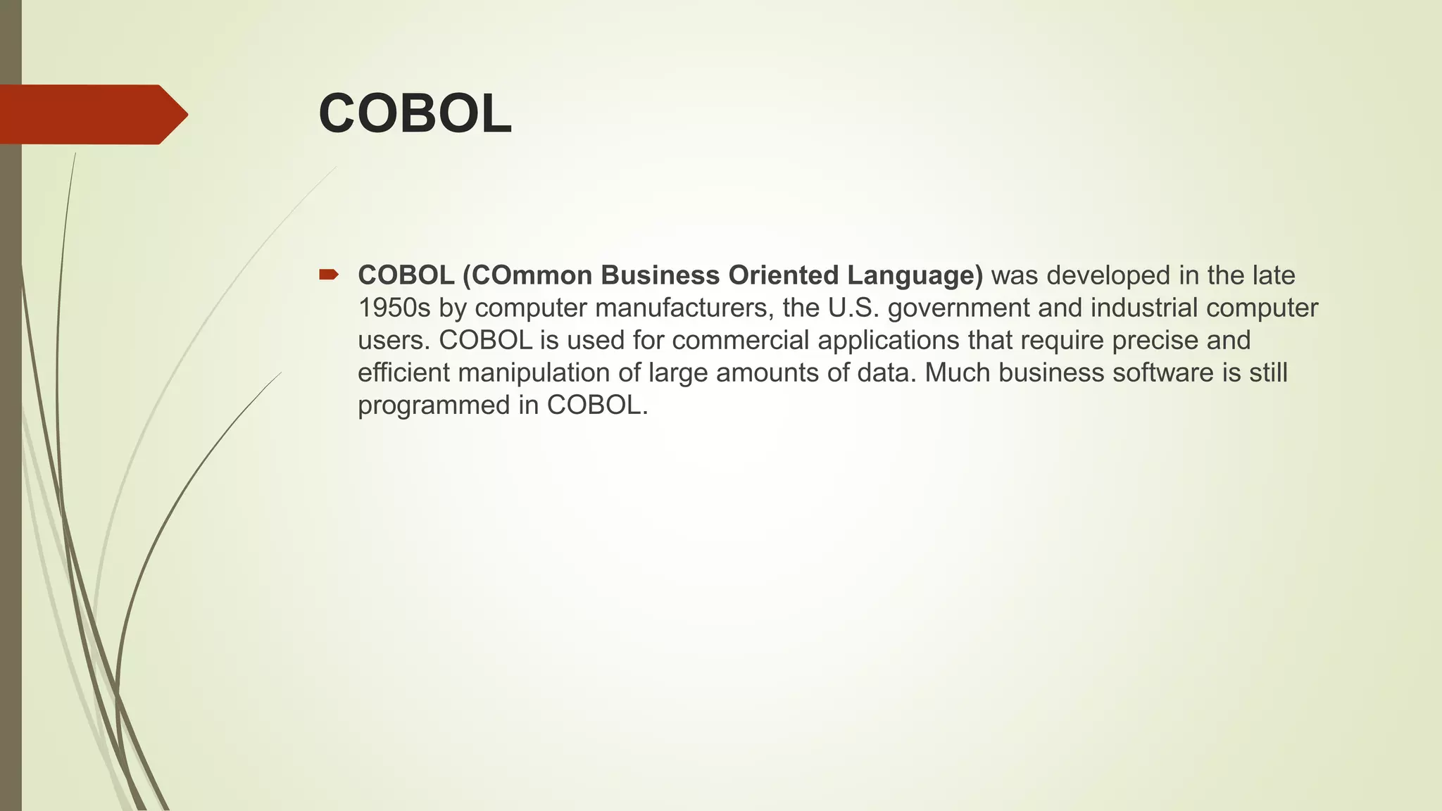 Computer programming languages | PPTX | Programming Languages | Computing