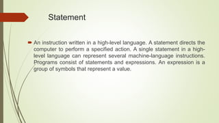 Computer programming languages | PPTX