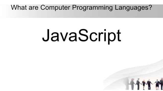 Computer programminglanguages | PPT | Free Download