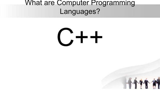 Computer programminglanguages | PPT