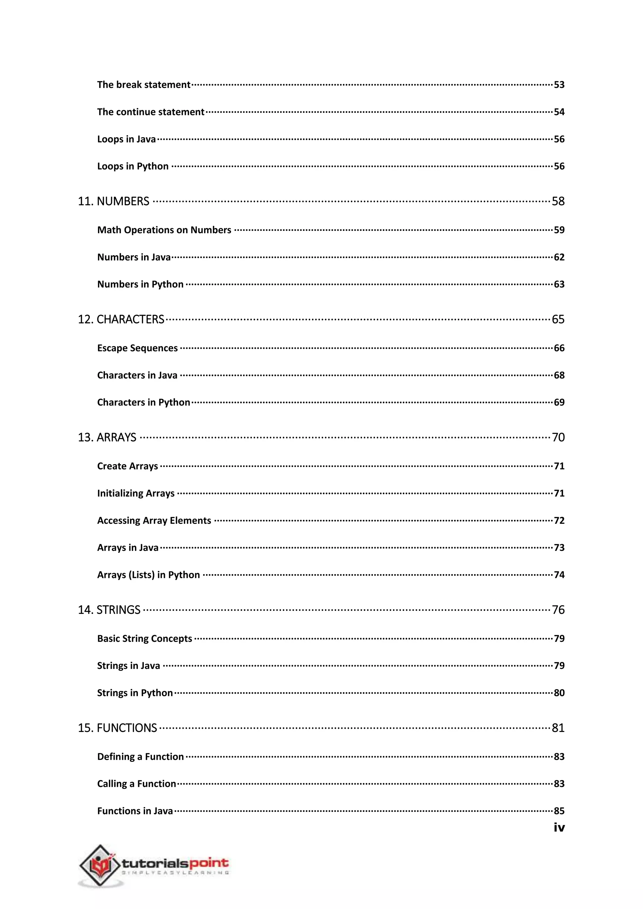 Computer Programming Tutorial Pdf 