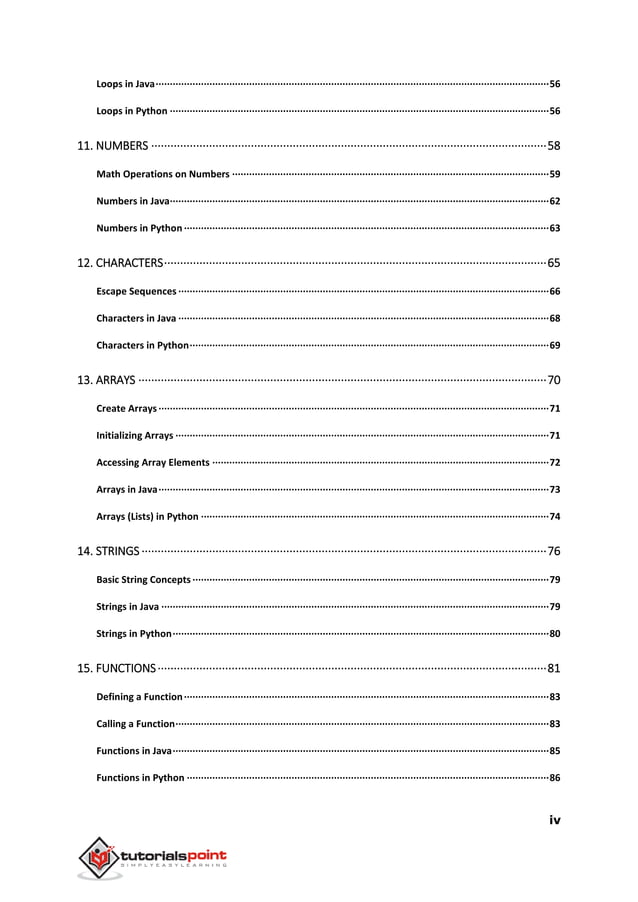 Computer Programming Tutorial Pdf