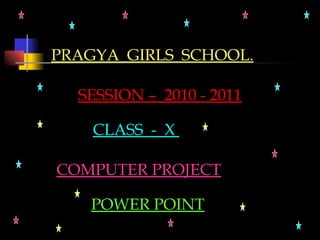 Computer project.................. | PPT