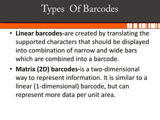 bar coding | PPTX