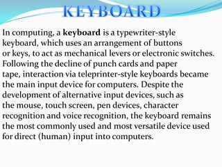 Computer project | PPTX