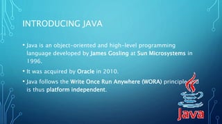 Computer 💻 Project Learn how to use BlueJ and more about java | PPT