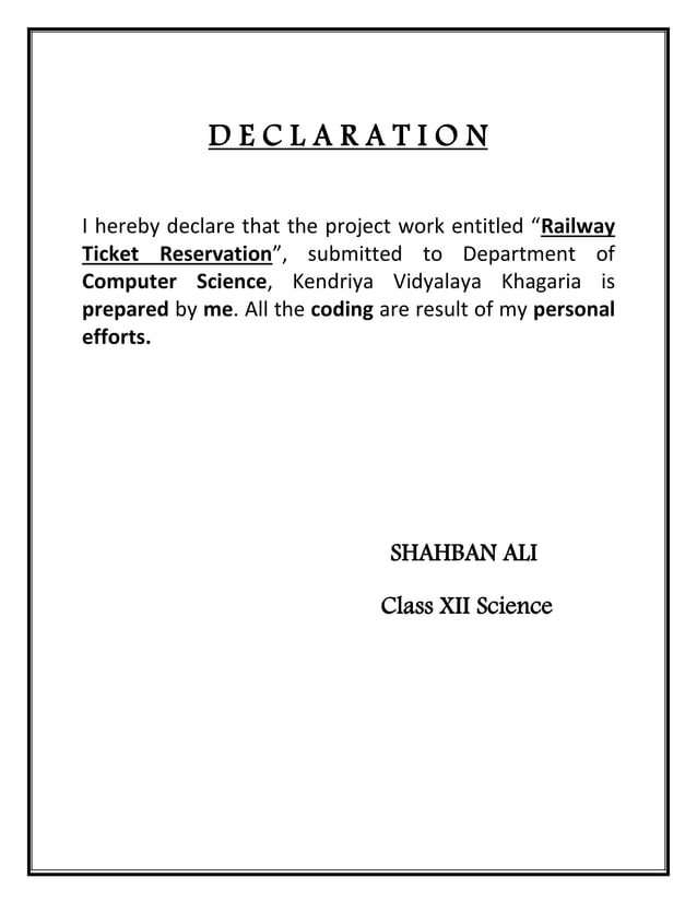 Computer project final for class 12 Students | PDF