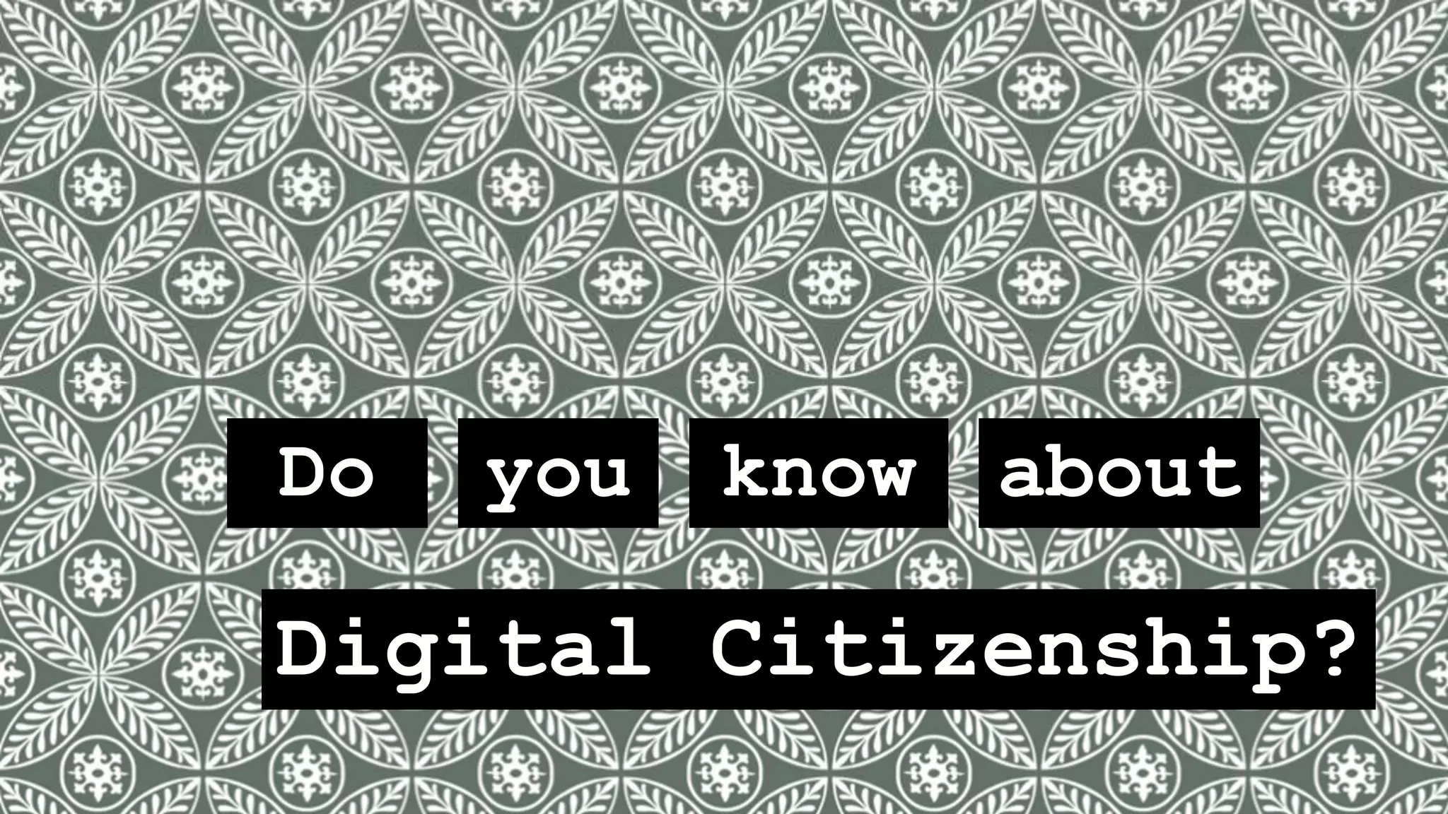 Elements of Digital Citizenship | PPTX