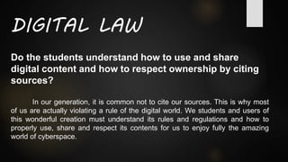 Elements of Digital Citizenship | PPTX