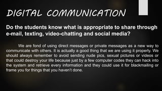 Elements of Digital Citizenship | PPTX